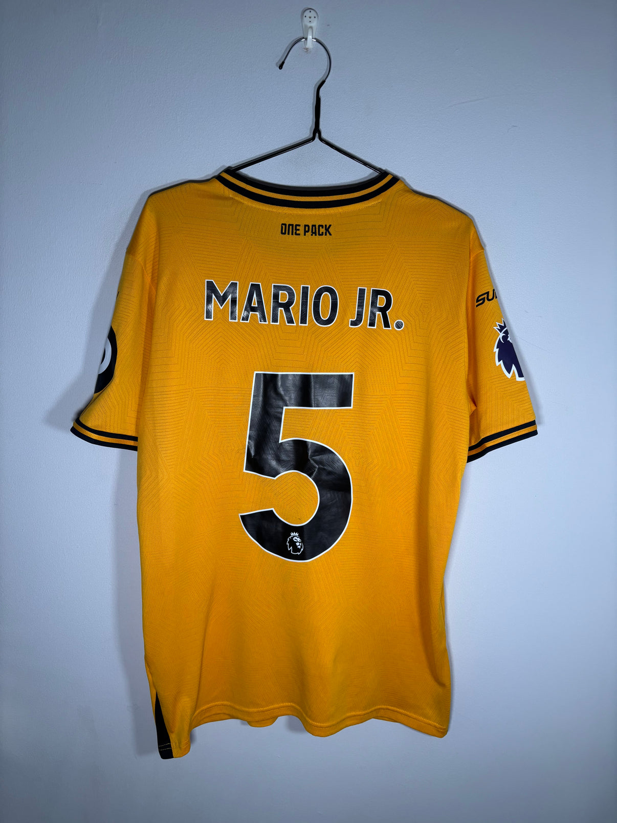 Wolves Home Shirt 2024/25 Mario Lemina (M) – Sam's Football Fits